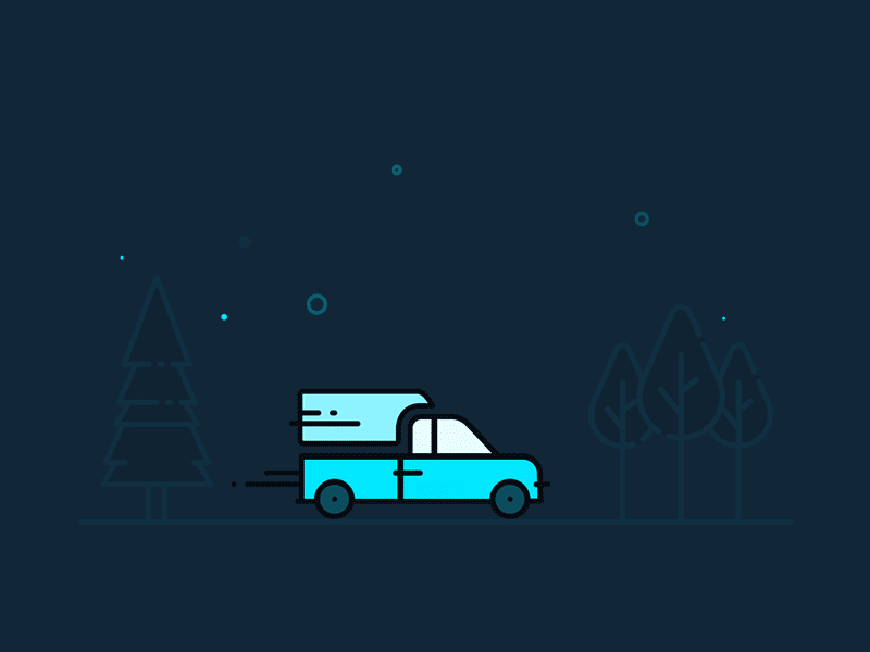 Delivery Truck Animation by Andrei Gitan on Dribbble
