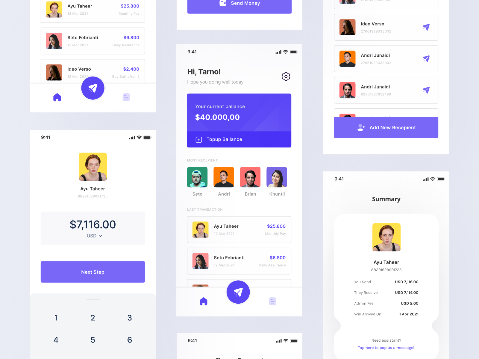 JemPay - Payment Management by Malik Abimanyu for Keitoto on Dribbble
