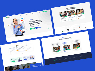 Online Education Web Template by Masud ~ UI/UX Designer on Dribbble