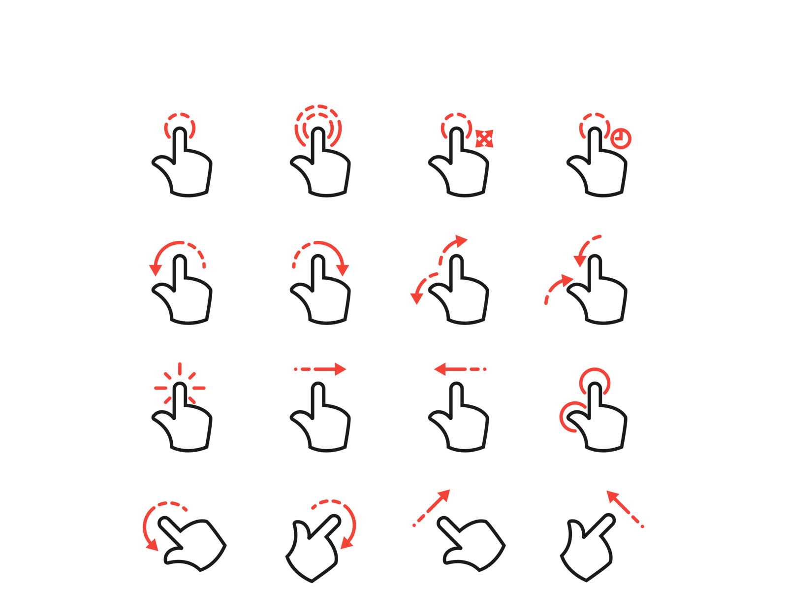 Gesture Icon by Sedat Sevinc on Dribbble