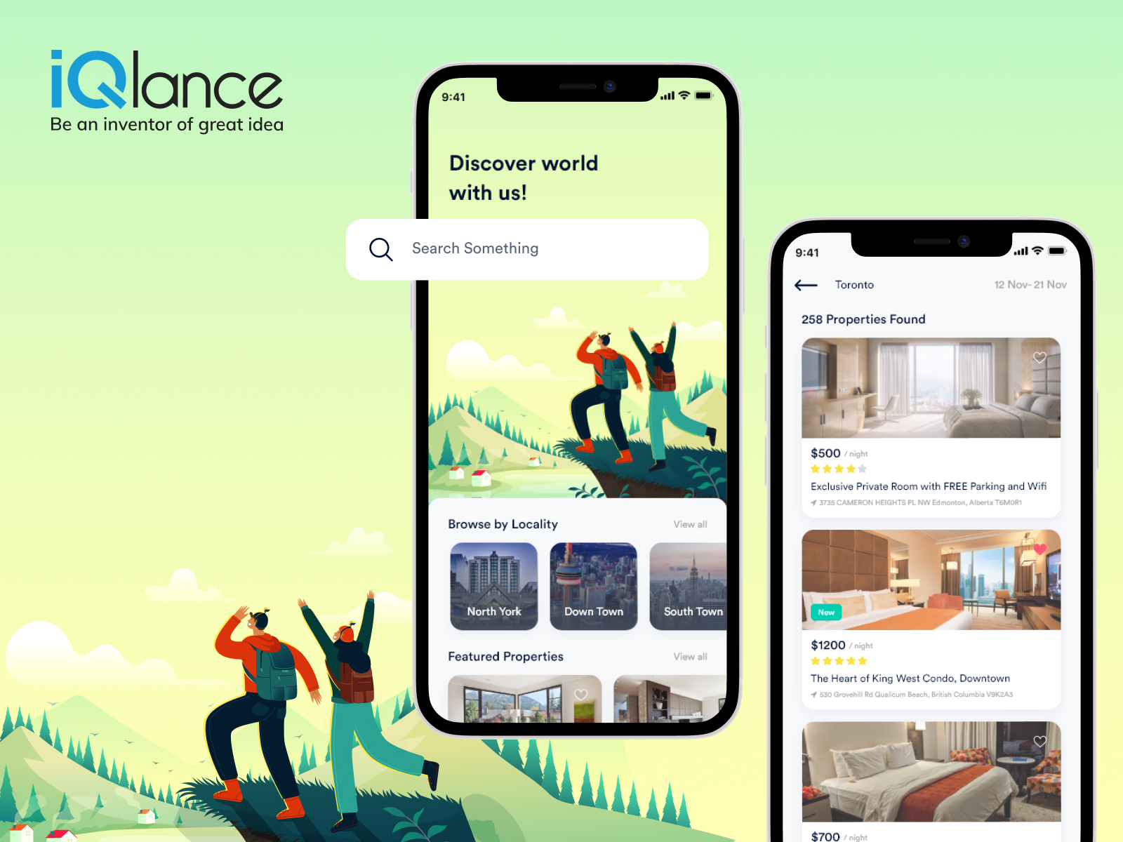 Property Booking App (Similar to AirBnB) | By iQlance Solutions by iQlance Solutions on Dribbble