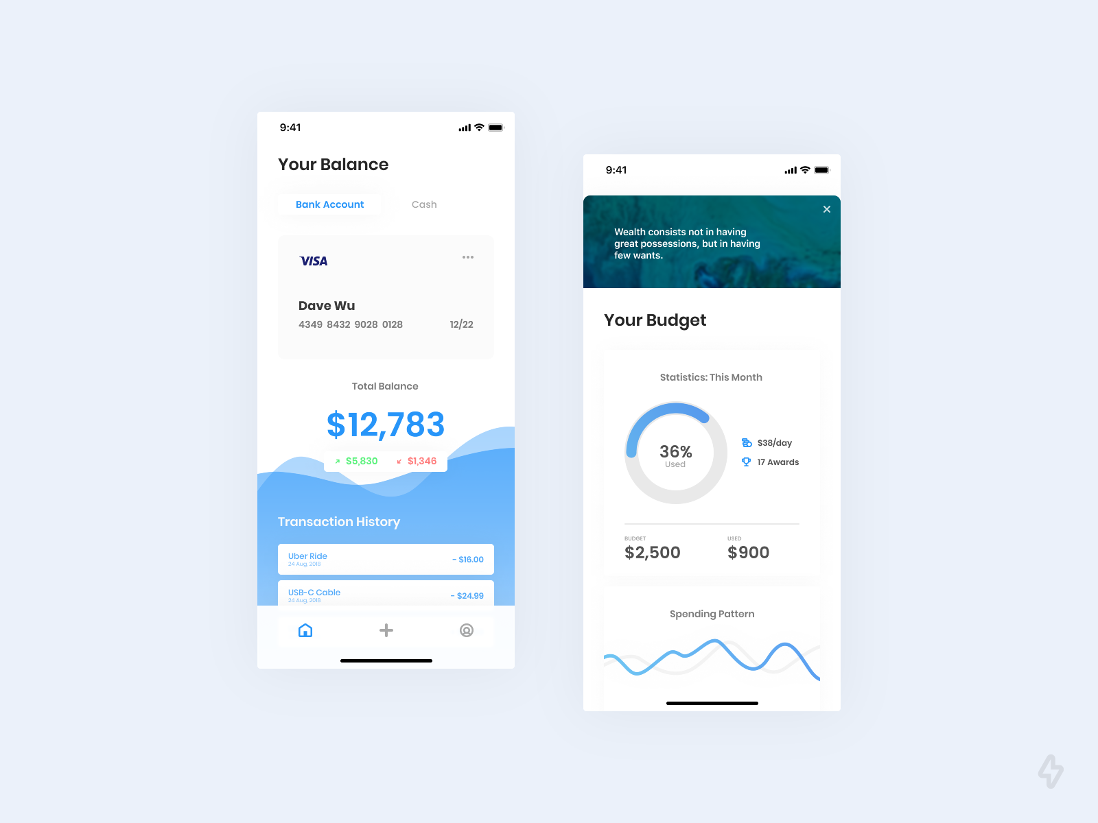 Mani: Money Management App by Joshua Yeoh on Dribbble