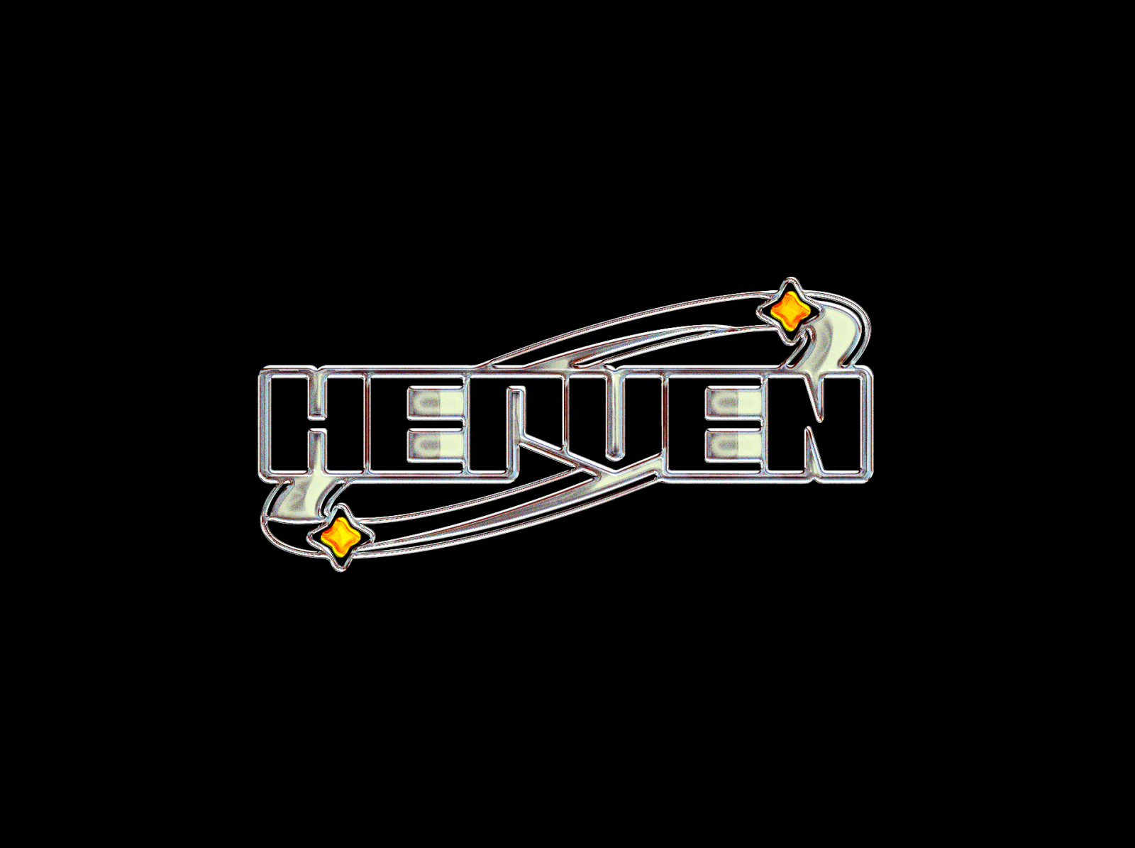 HEAVEN TYPOGRAPHY Y2K by Nick Poulis on Dribbble