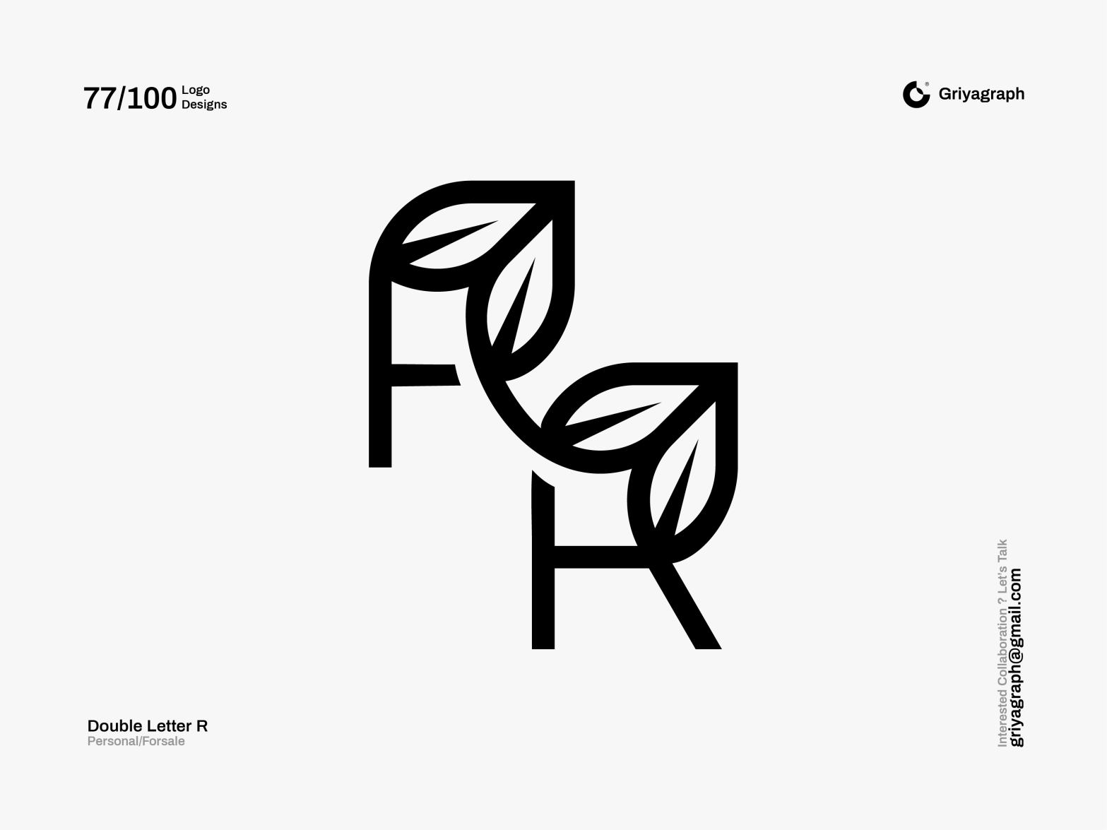 Double R Leaf by griyagraph on Dribbble