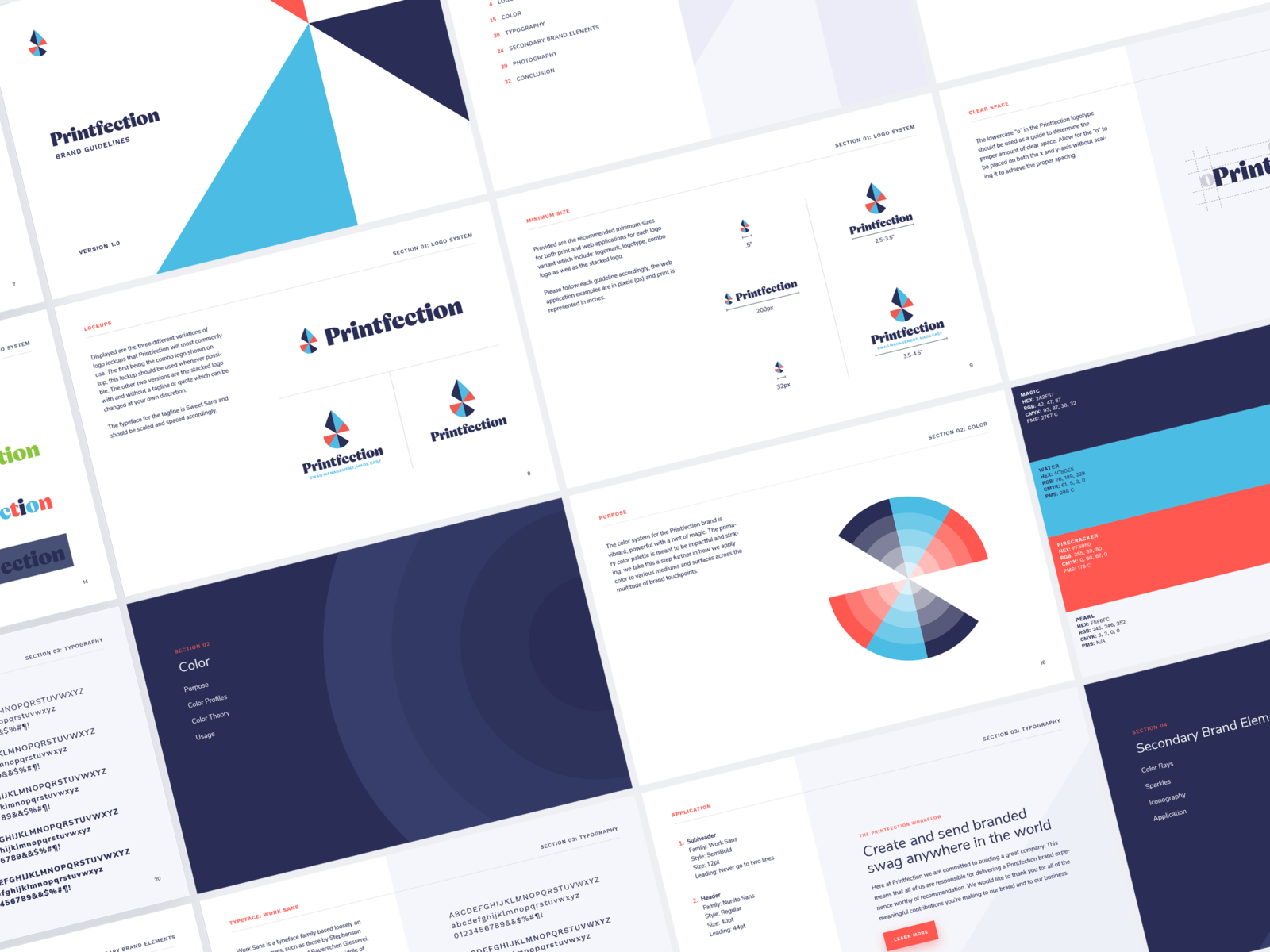 Printfection Brand Guidelines by Jon Howell for Freelance Studio on ...