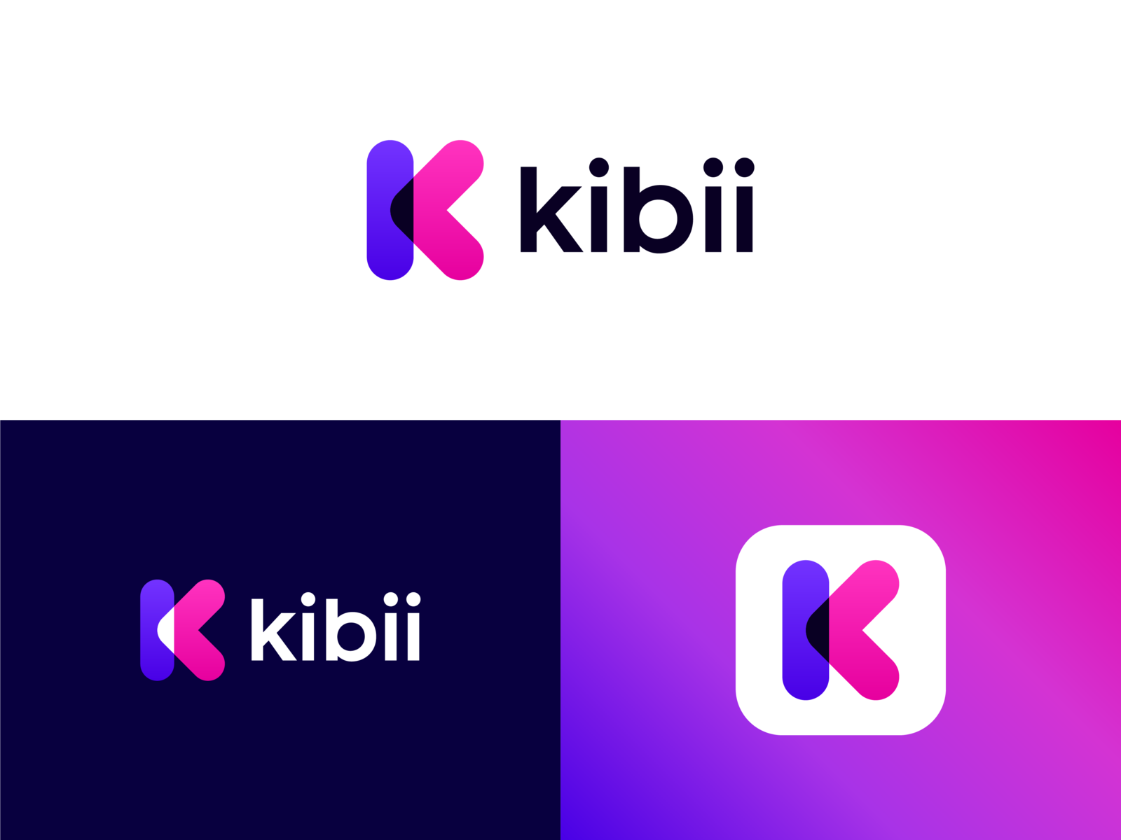 Kibii Logo Design by Hristijan Eftimov Logo Design on Dribbble