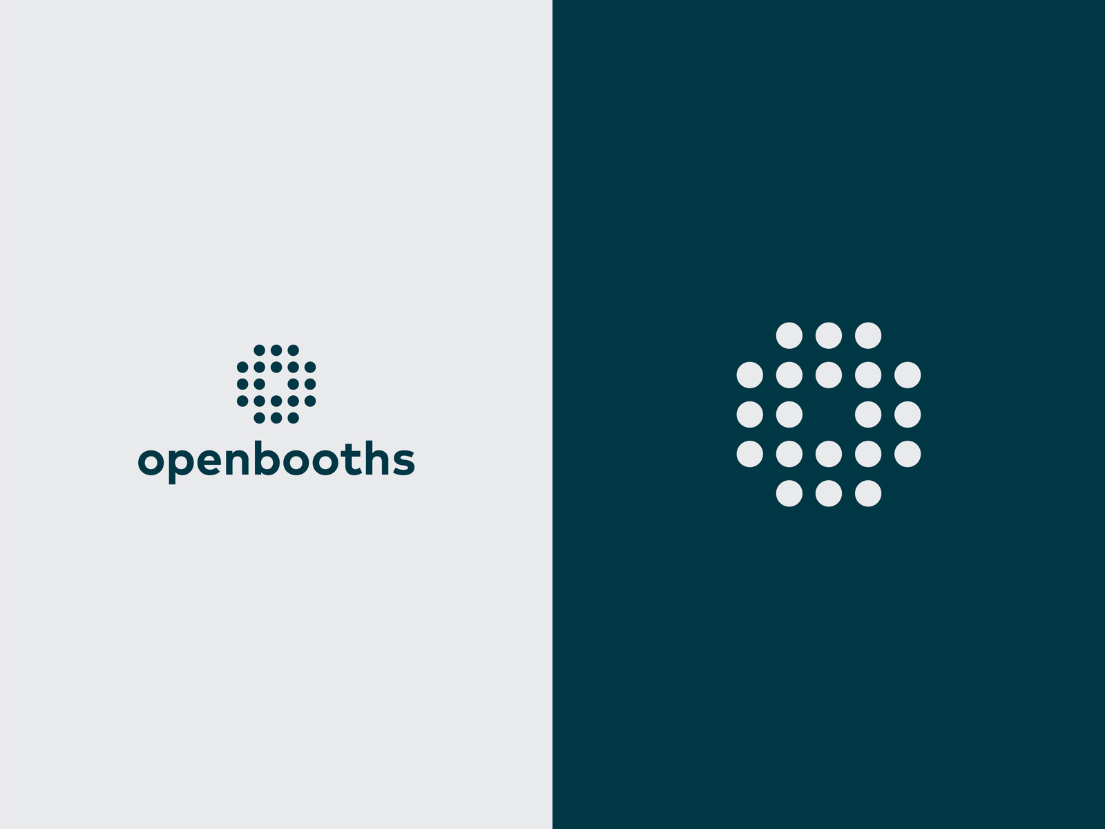 Open Booths Logo by Hristijan Eftimov Logo Design on Dribbble