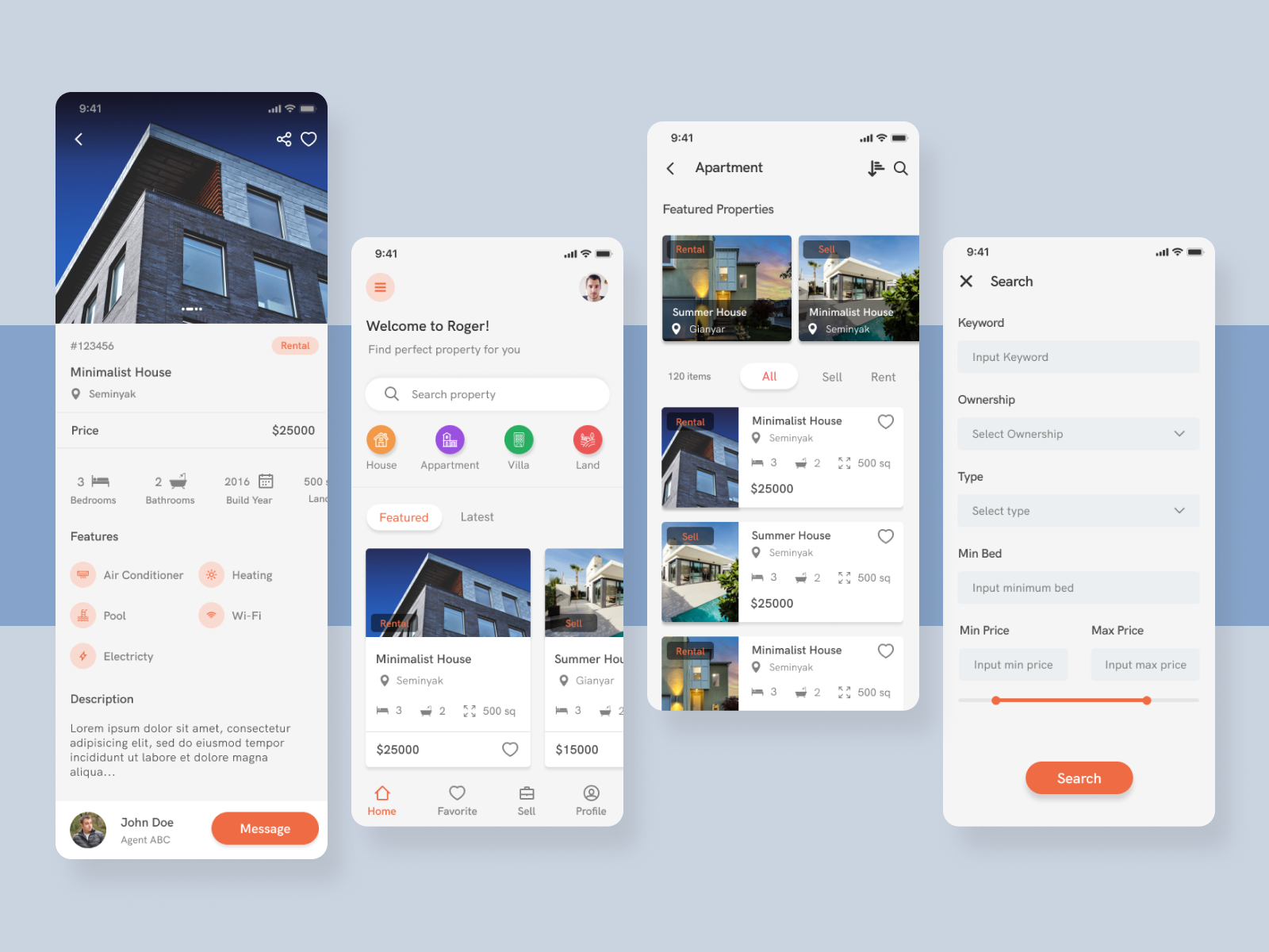 Real Estate App by Mohammad Firdaus on Dribbble