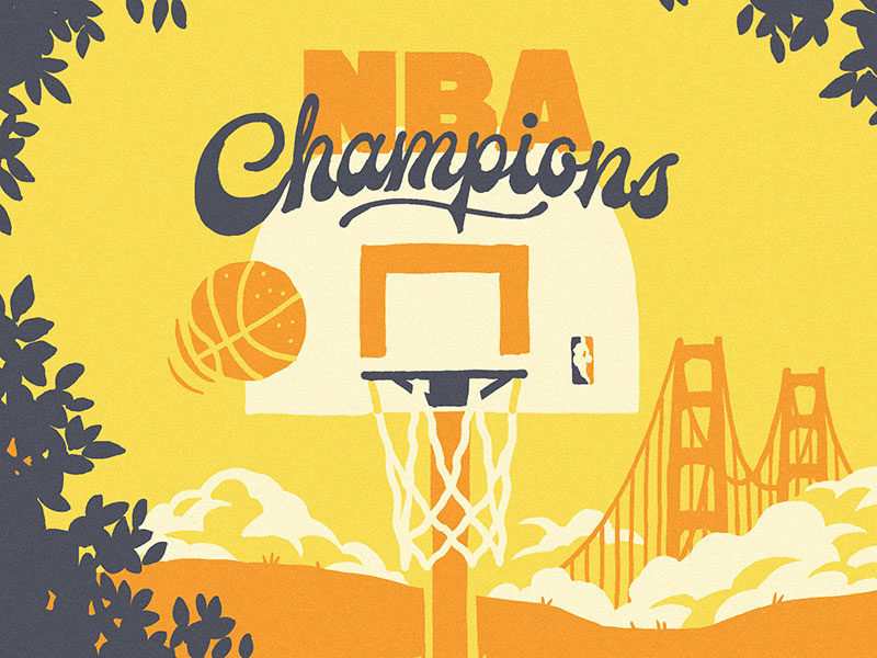 NBA Champs by Kahootz Creative on Dribbble