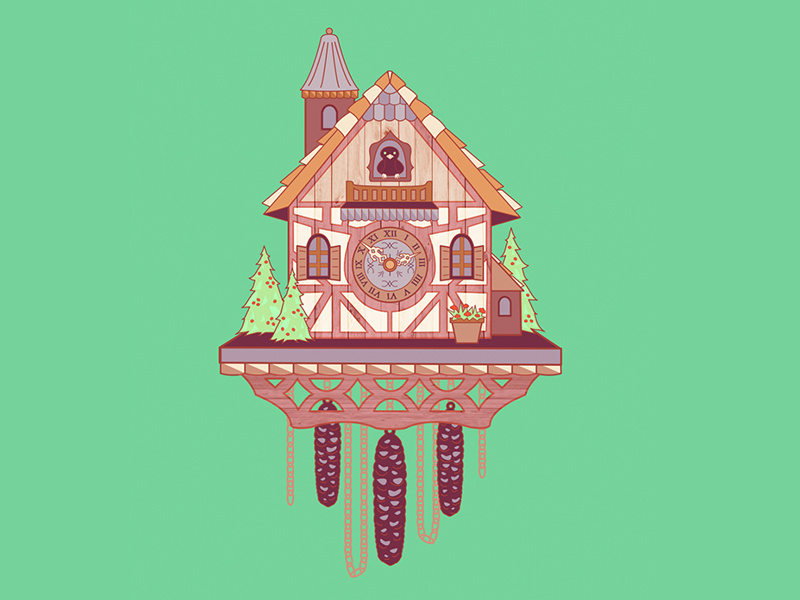 Cuckoo Clock by Katie Horbal on Dribbble