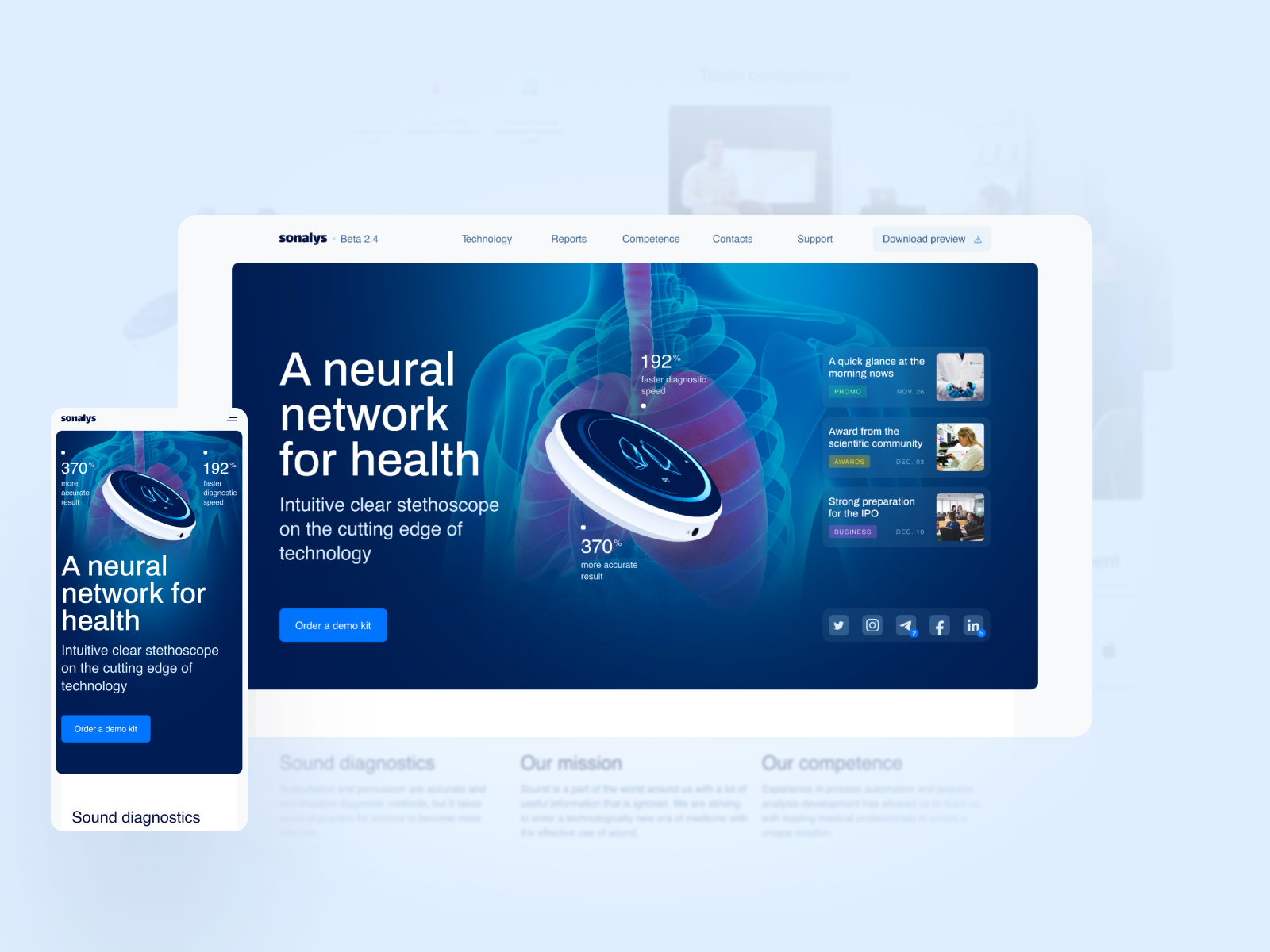 Sonalys | A neural network for health by Artem Erofeev on Dribbble