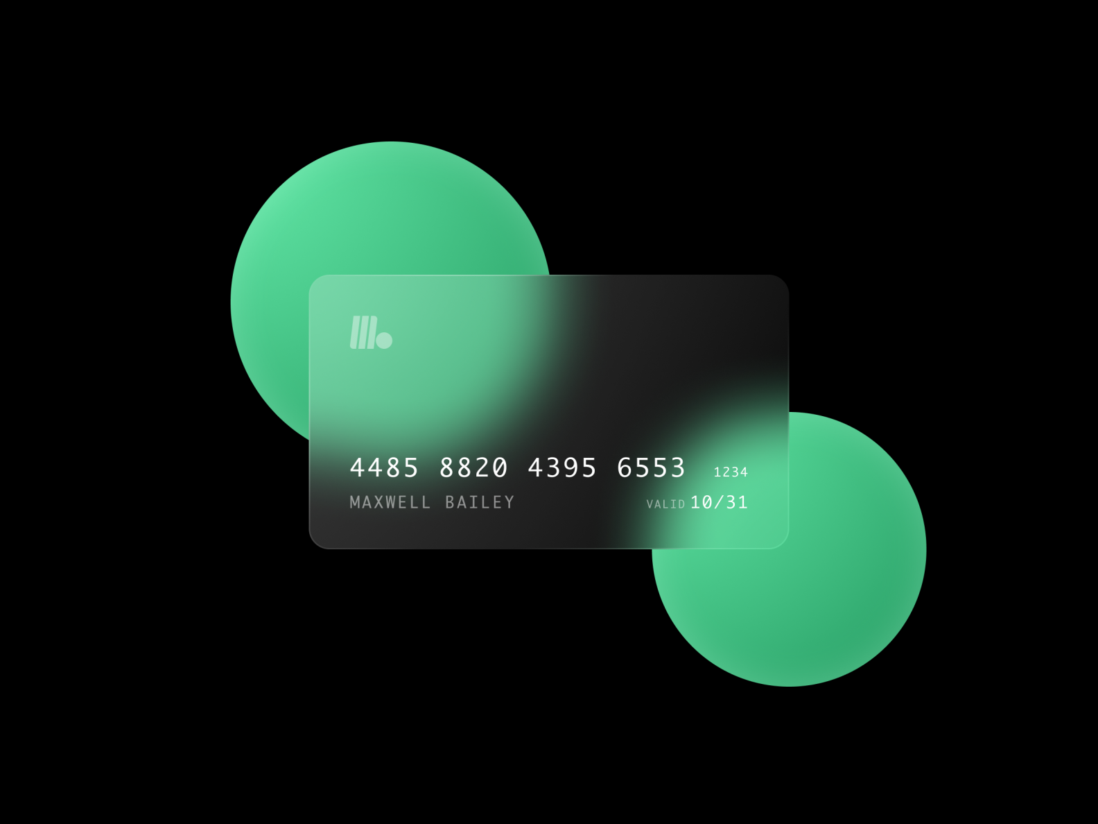 Frosted Debit Card Rebound by Max Bailey on Dribbble