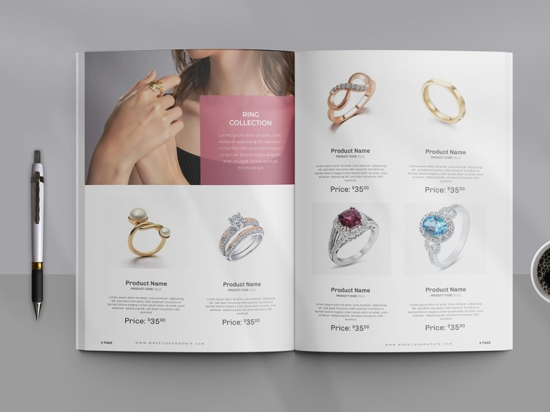 Catalog Template Design by Afsar Hossain on Dribbble