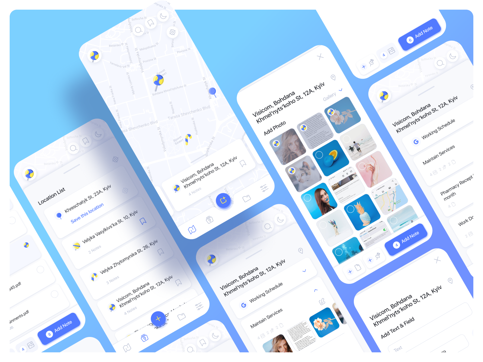 Map Jotter — Mobile App Design Concept by Olha Smith on Dribbble