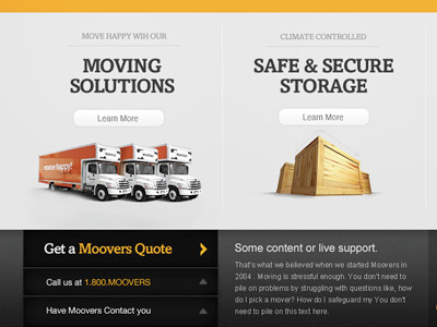 Moving & Storage by Vlad | M on Dribbble