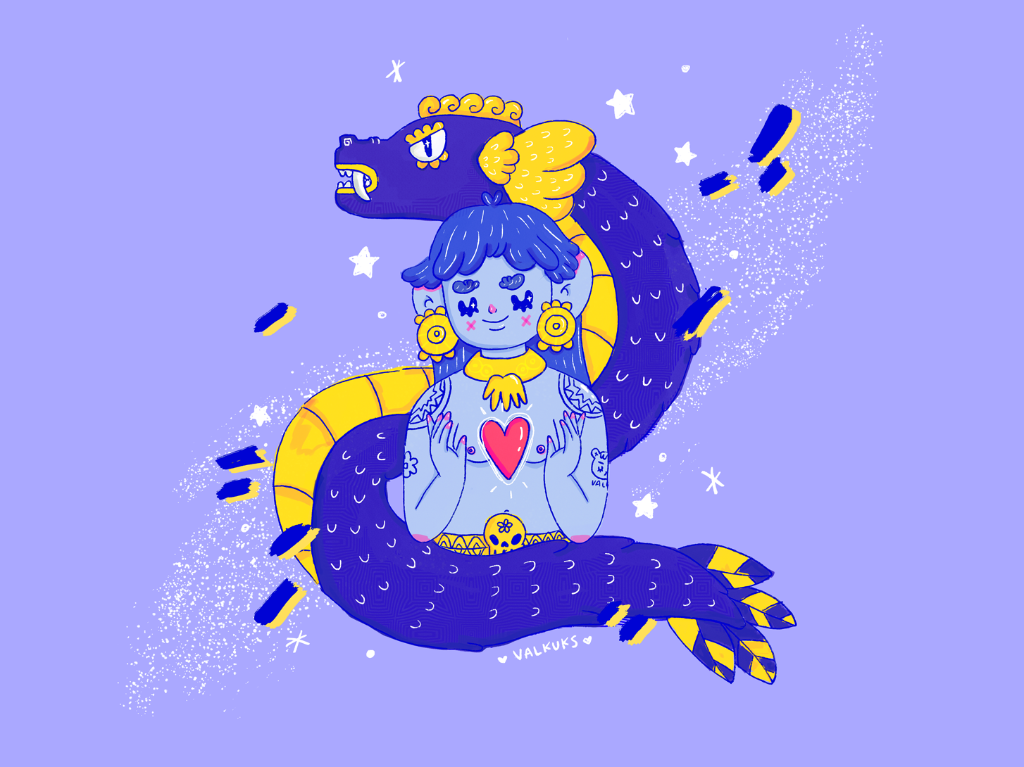 Coatlicue By Victoria Valdez On Dribbble coatlicue-by-victoria-valdez-on-dribbble