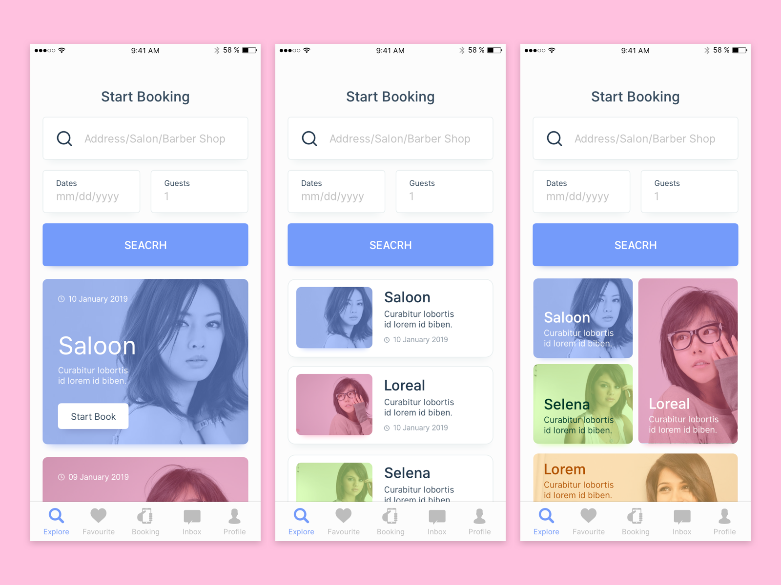 Booking App Dashboard by Izzudin Hamid on Dribbble