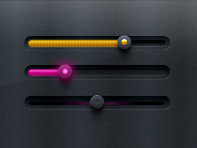 Sliders by Ollie Allen on Dribbble