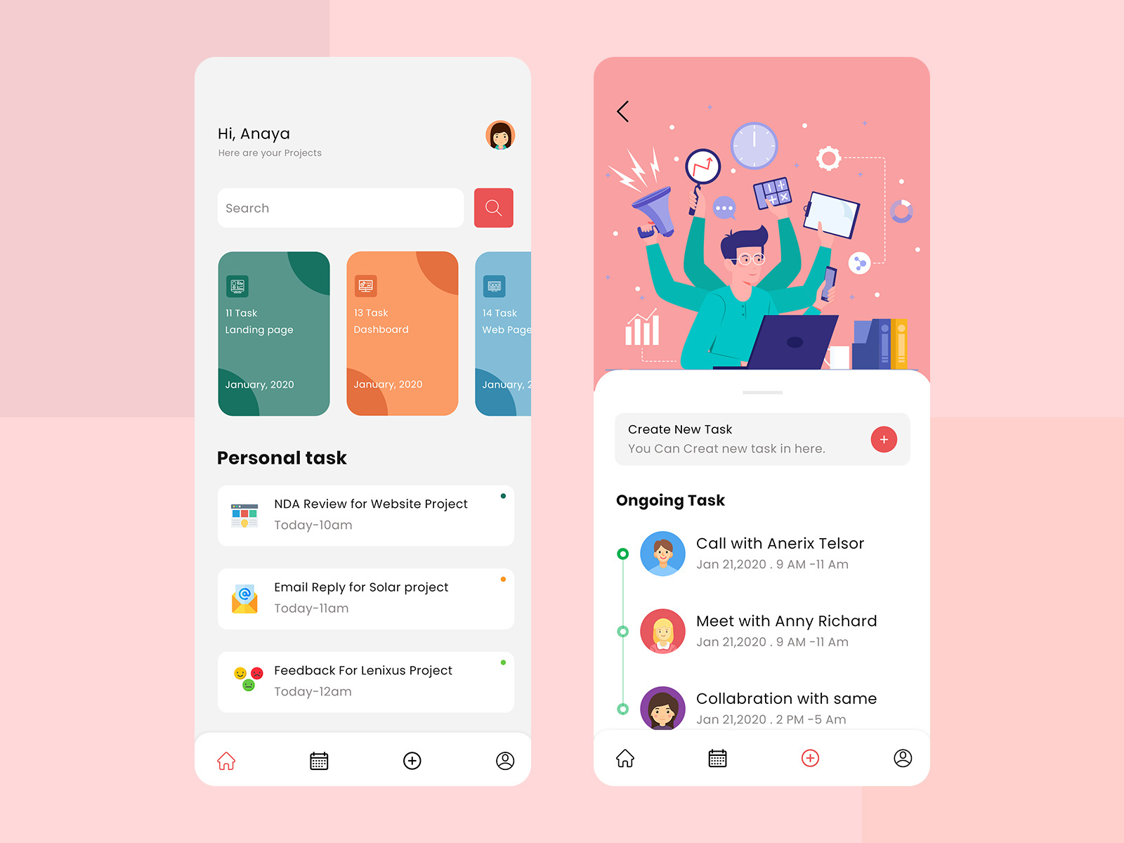 Daily Task Management App By Excellent Webworld On Dribbble