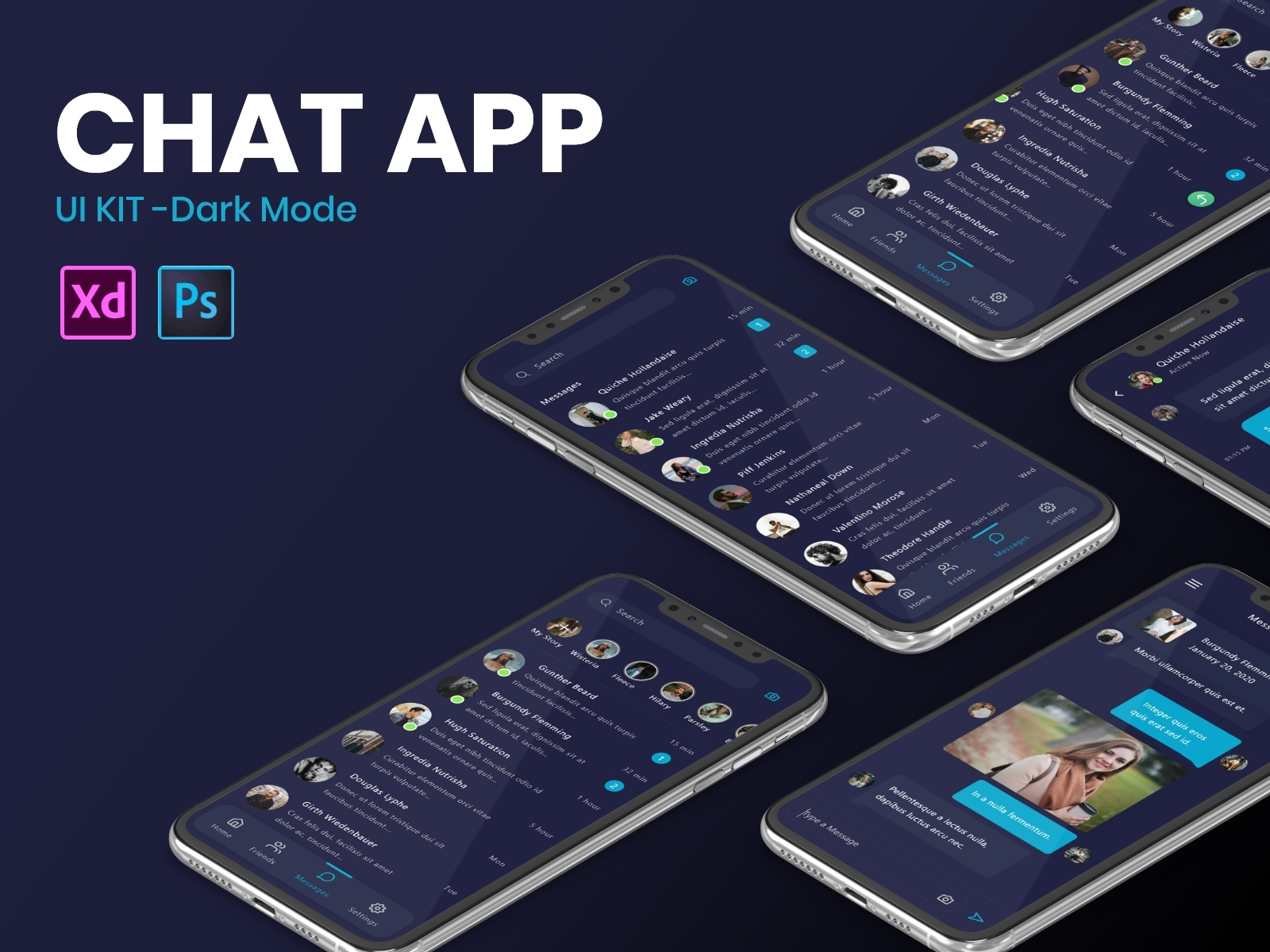 Online Chat App UI/UX Design by Excellent Webworld on Dribbble