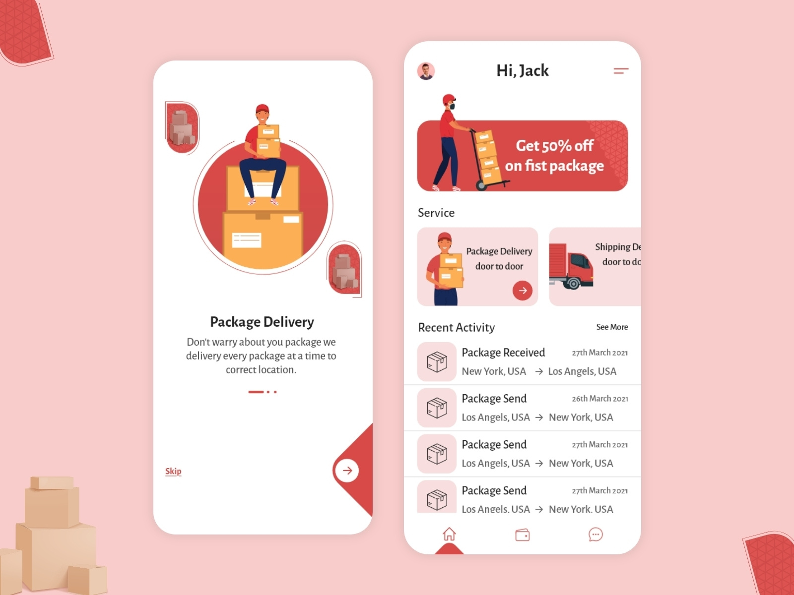 Movers and Packers Mobile App Design by Excellent Webworld on Dribbble