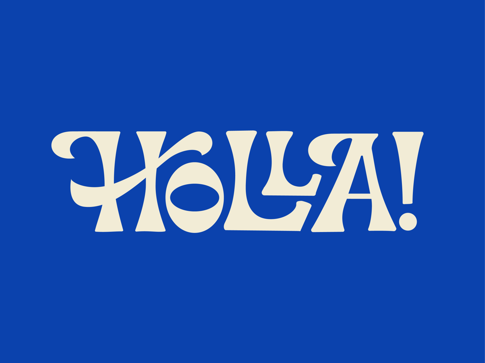 Holla! by Rachel Gillespie (Seer Design Co.) on Dribbble