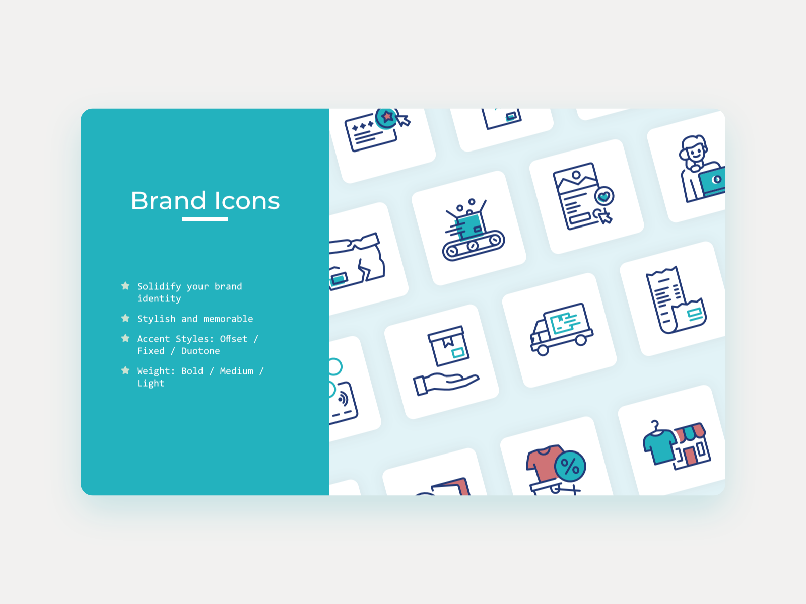 BRAND Icons / Assorted Showcase / Commissions by Yokai on Dribbble