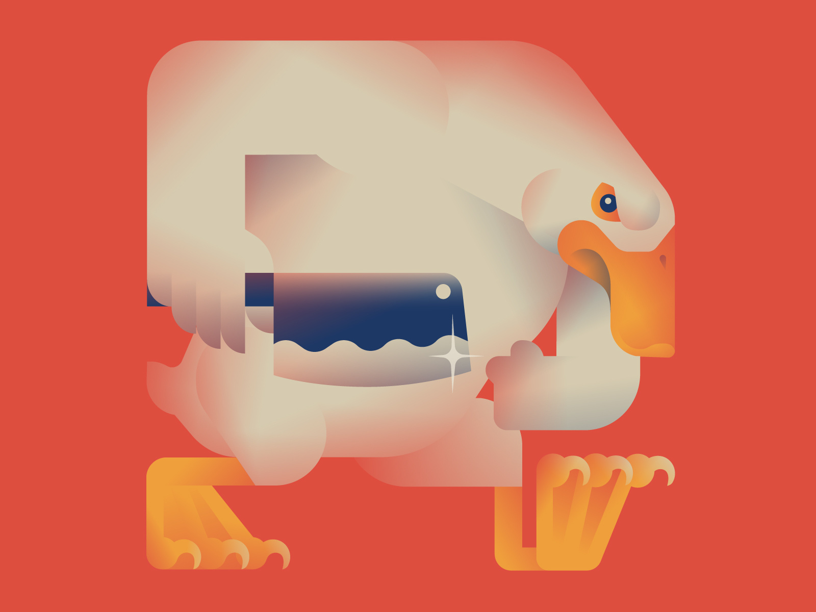 Angry Duck by monkik on Dribbble