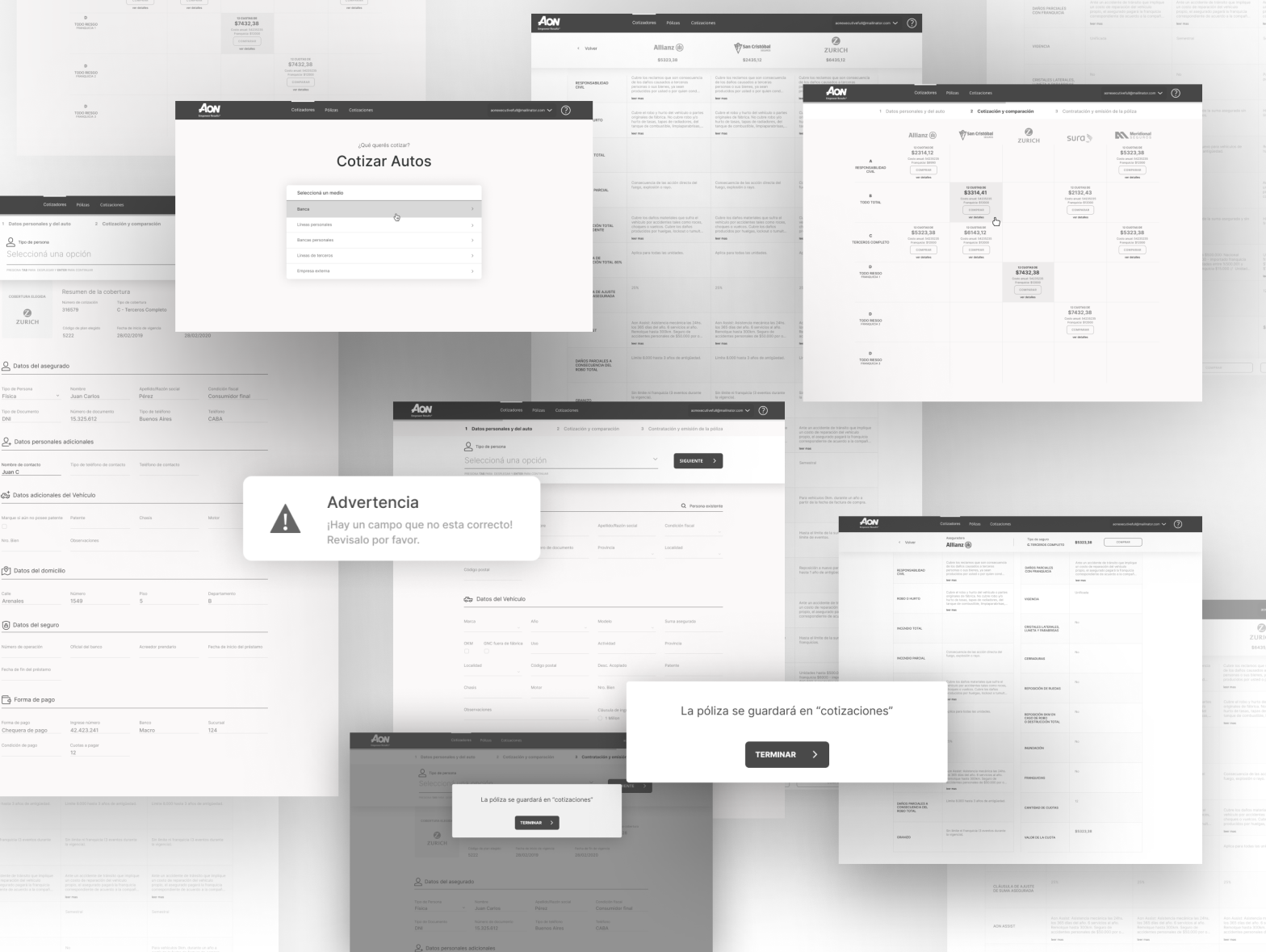 AON Advance - Wireframes by Indicius on Dribbble