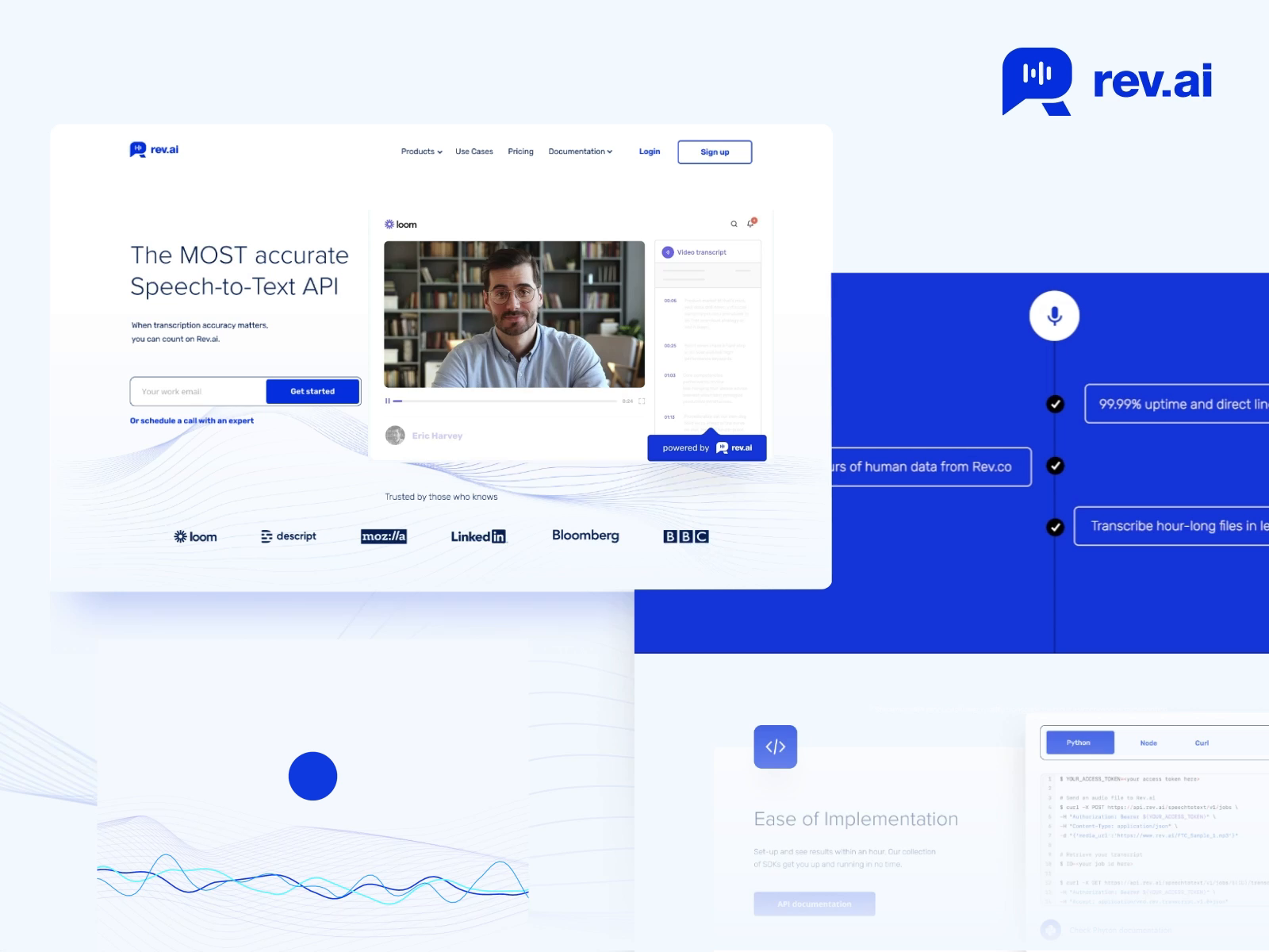 Rev.ai Website Design by Indicius on Dribbble