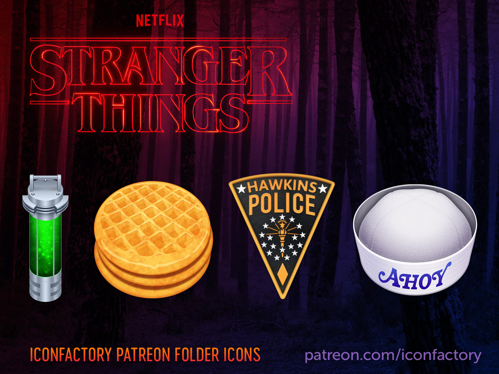 Stranger Things Icons by Iconfactory on Dribbble