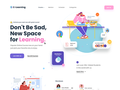 Online Education Platform by Madhu Mia on Dribbble