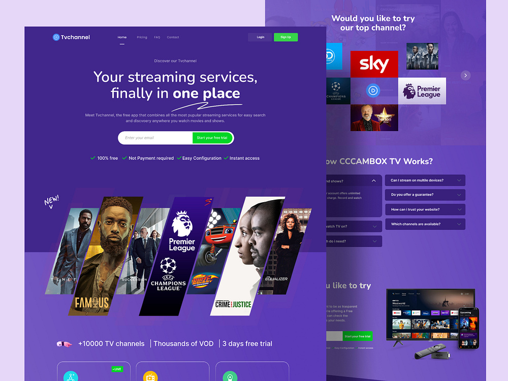 Live Streaming Website designs, themes, templates and downloadable ...