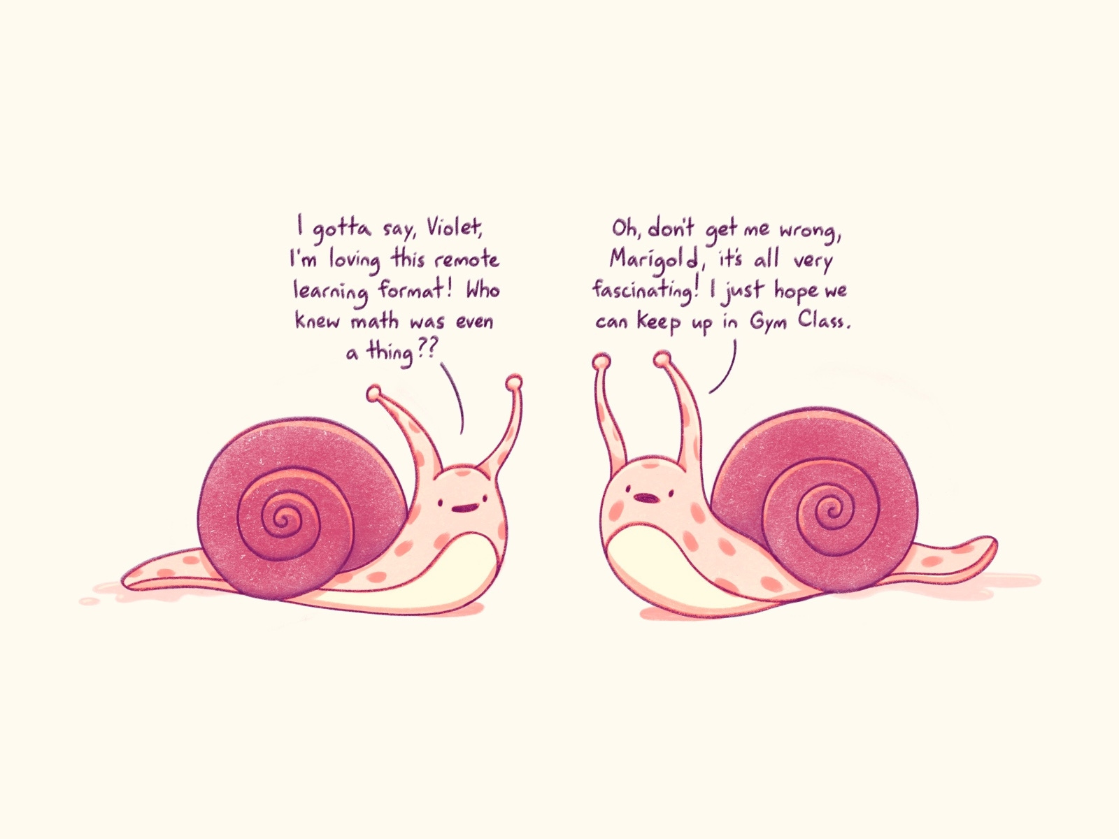 Snail School by Gillian Levine on Dribbble