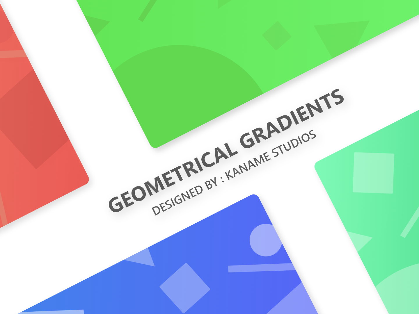 Material Geometrical Gradients by Praneet on Dribbble