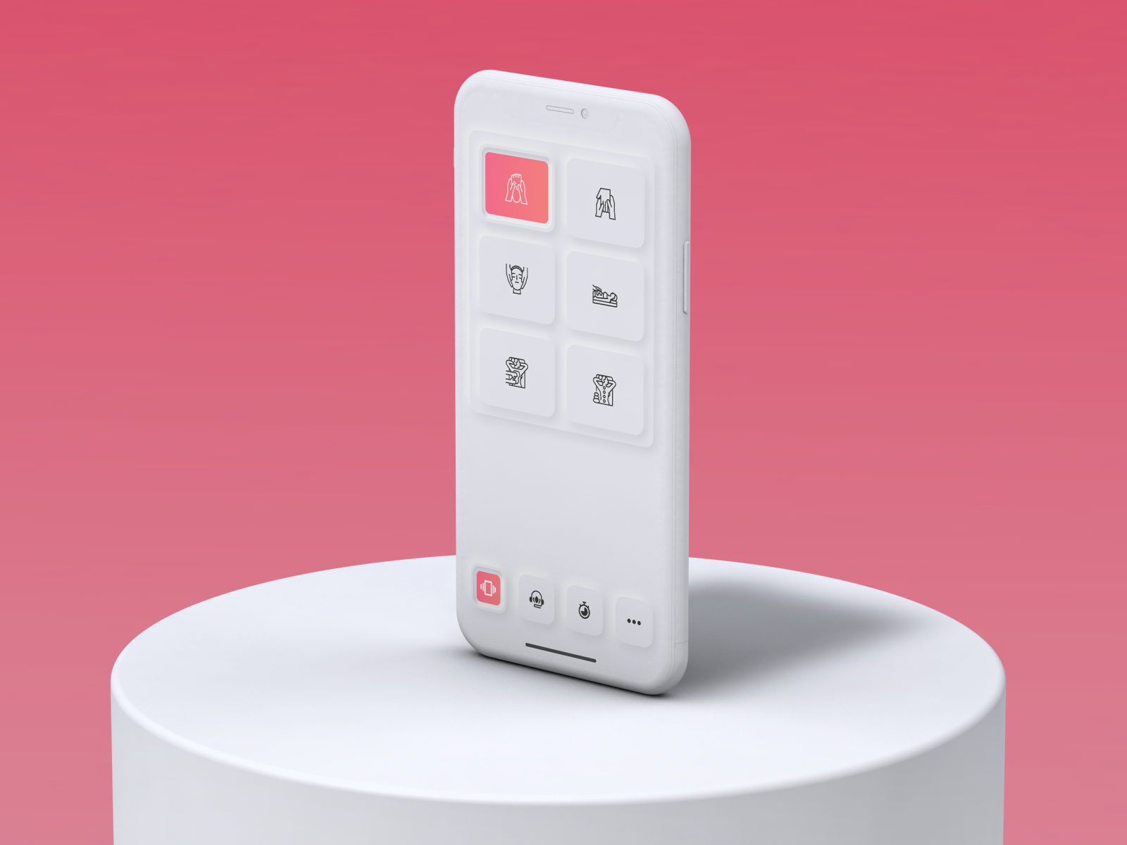 Neumorphic Vibration Massager UI/UX - Flutter App Project by Szymon ...