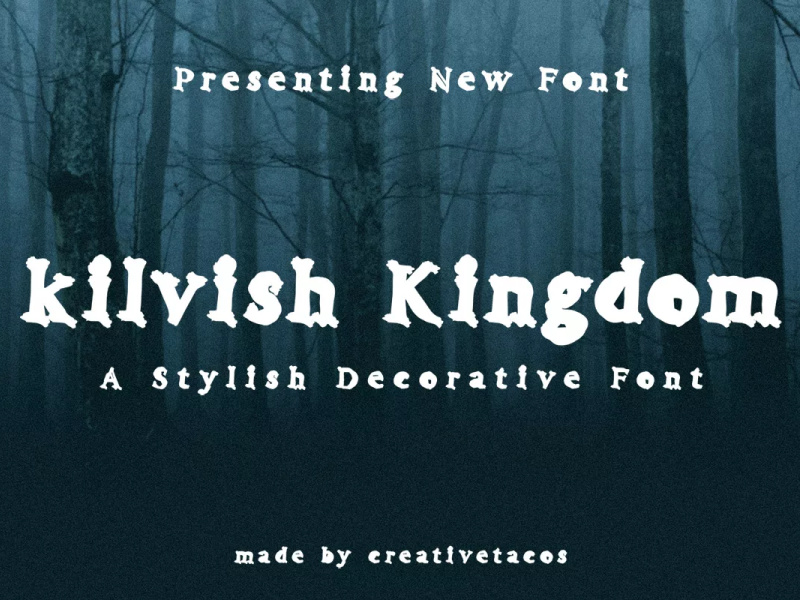 Kilvish Kingdom Decorative Font by Farhan Ahmad on Dribbble