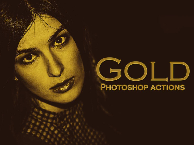 Free Gold Effect Photoshop Actions by Farhan Ahmad for Team Account ...