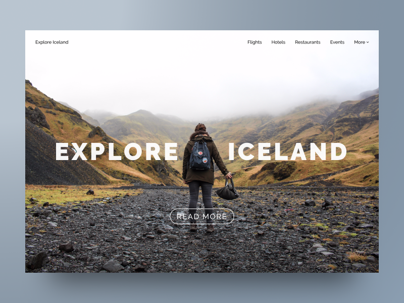 Explore Iceland by Thorsten Beeck on Dribbble