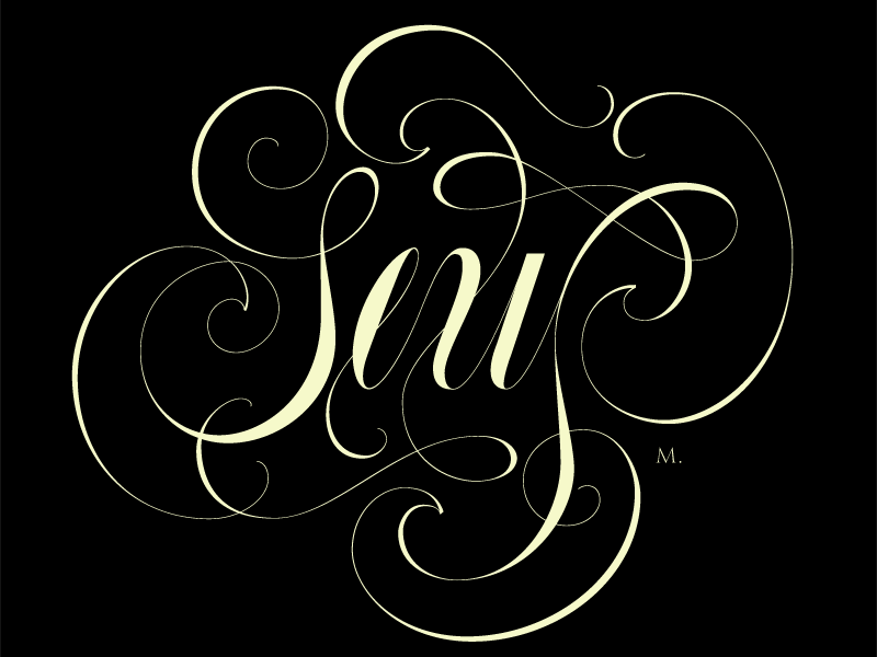 Random Lettering 3 by Maximiliano R. Sproviero on Dribbble