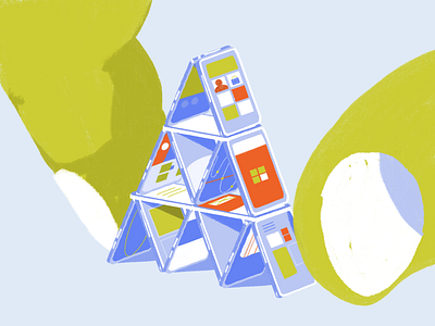 Mobile UI Design Illustration by tubik.arts on Dribbble