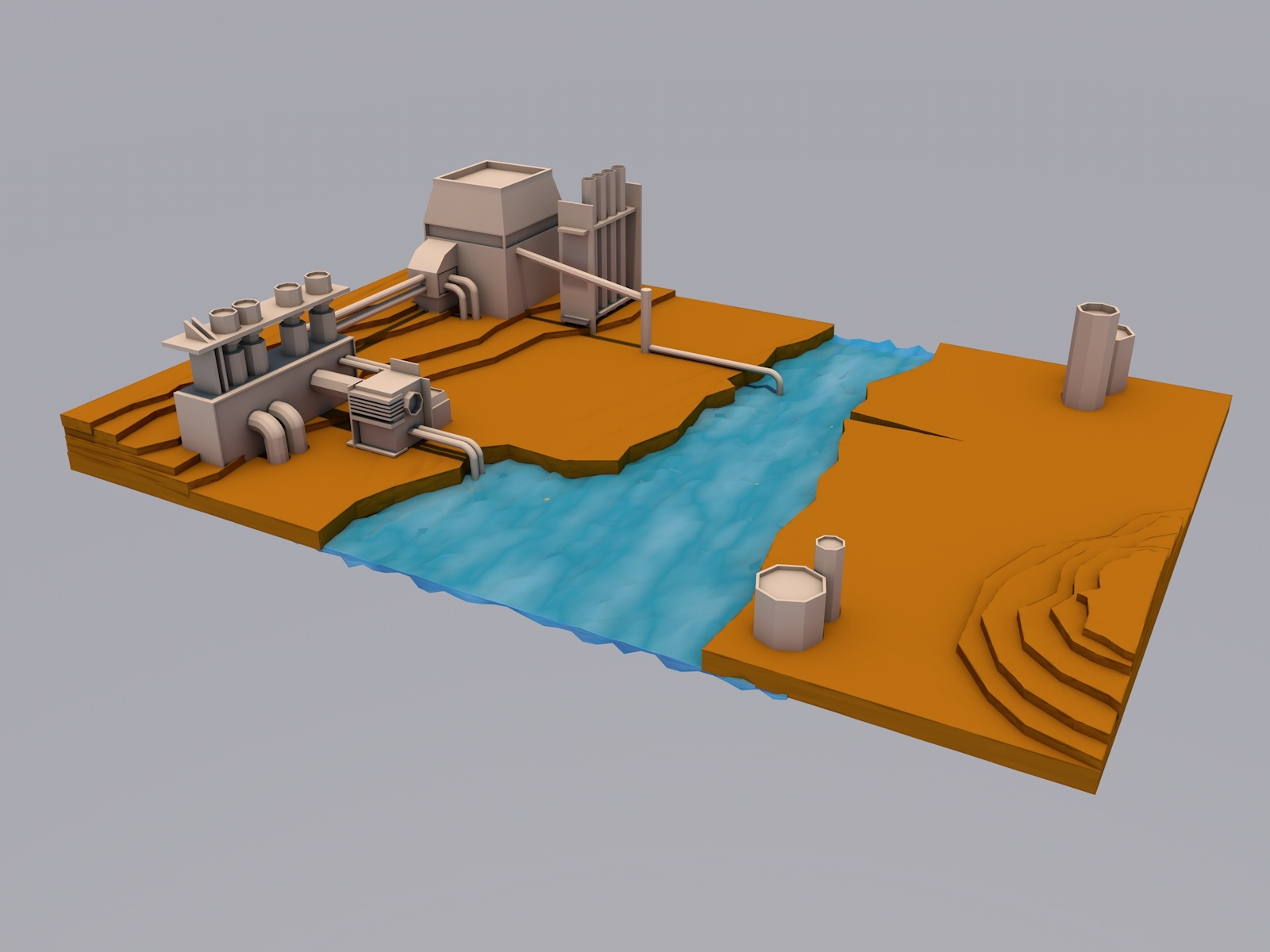 Dribbble - low_poly_landscape.jpg by Sergey Tsarev