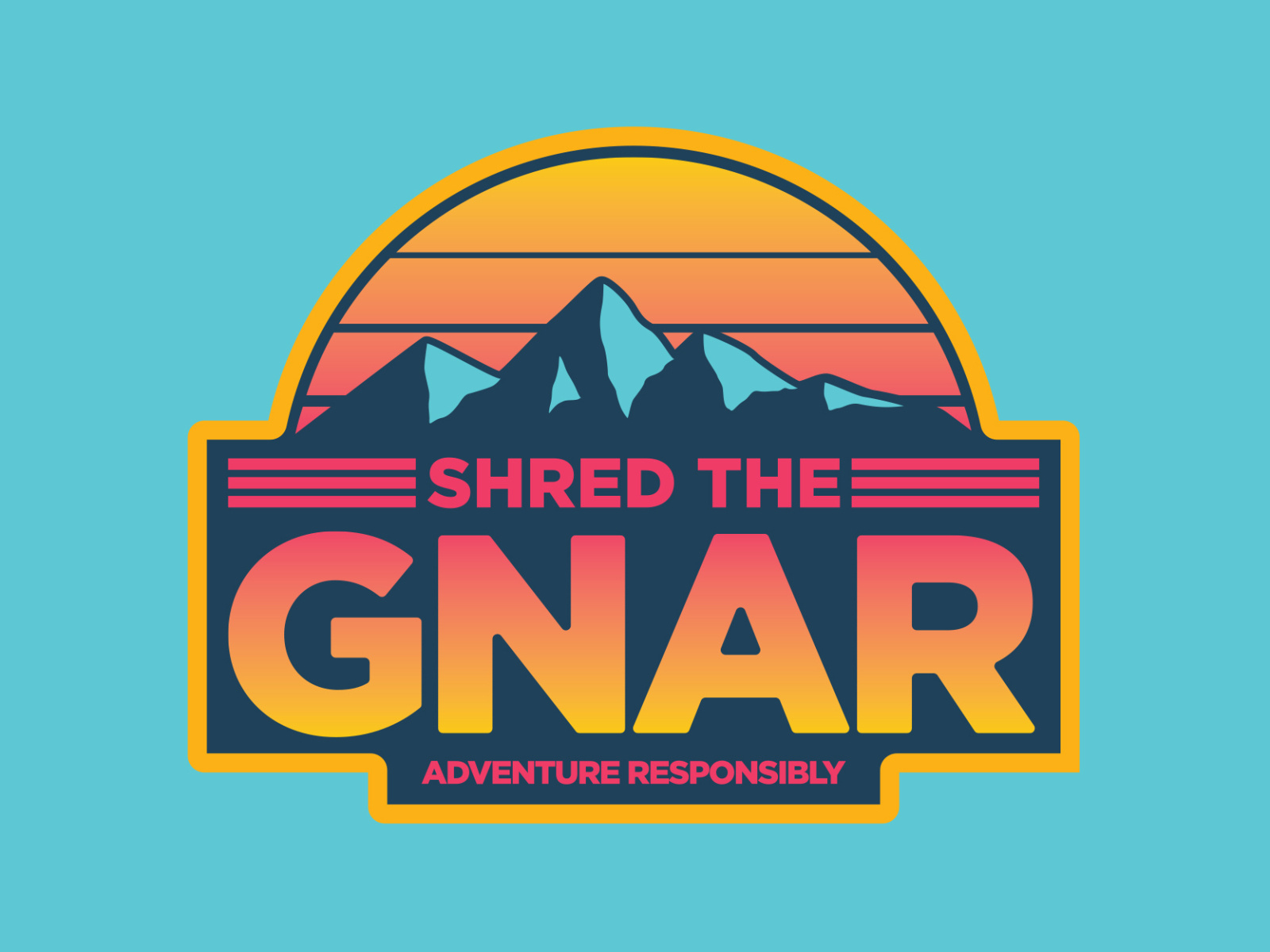 Shred The Gnar by Phill Monson on Dribbble