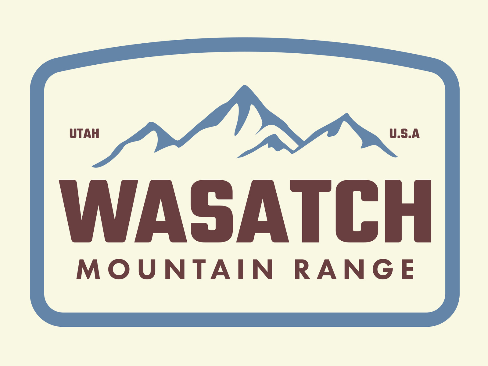 Wasatch Patch by Phill Monson on Dribbble