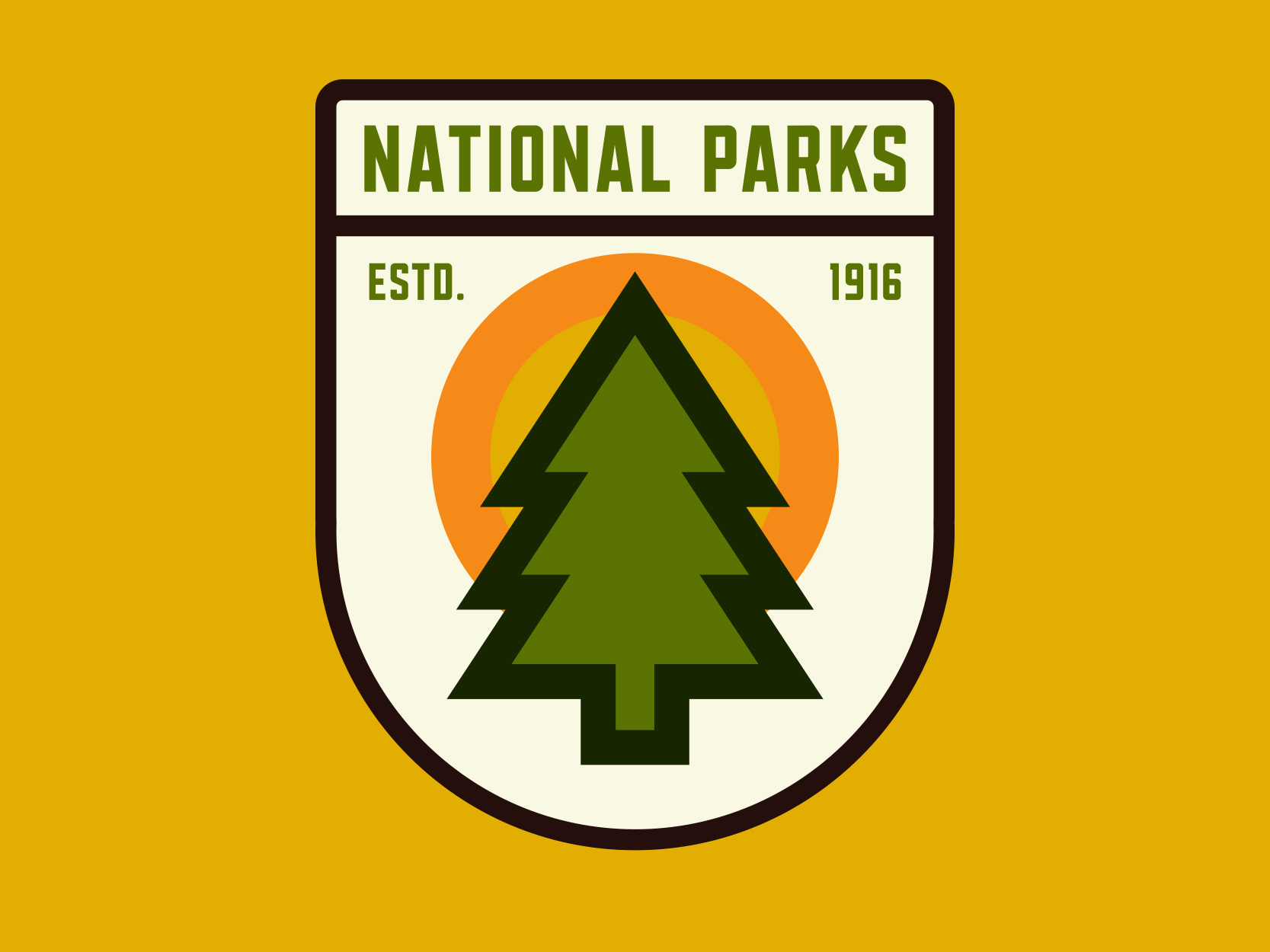 Dribbble - nps_patch.jpg by Phill Monson