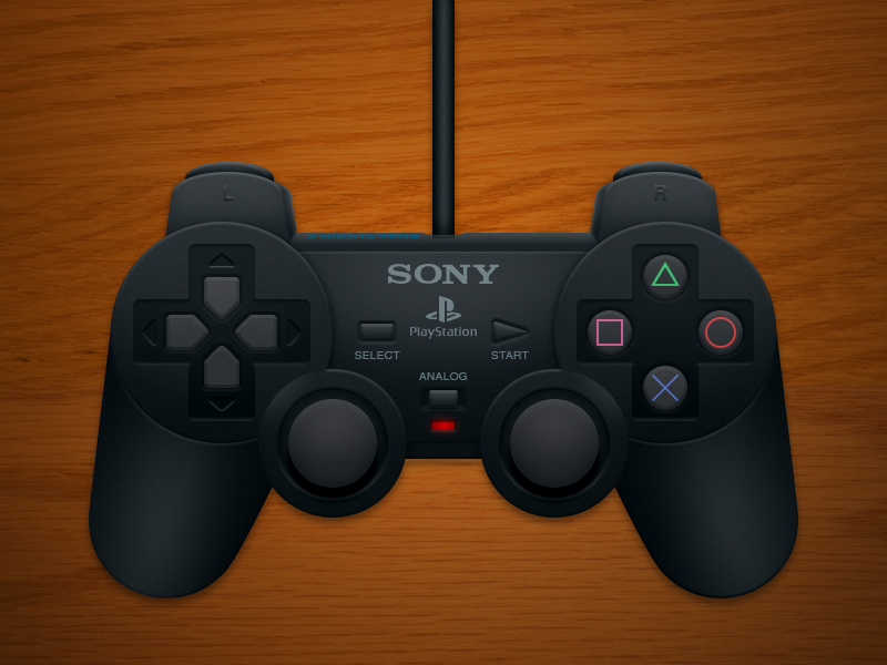 Playstation 2 Controller by James Ferrell on Dribbble