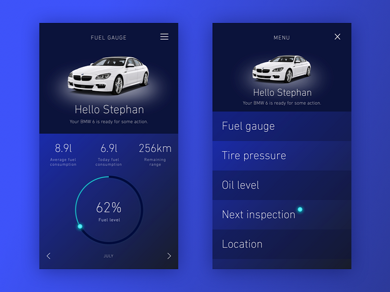 Car control – concept by HÜSΞY-1N on Dribbble