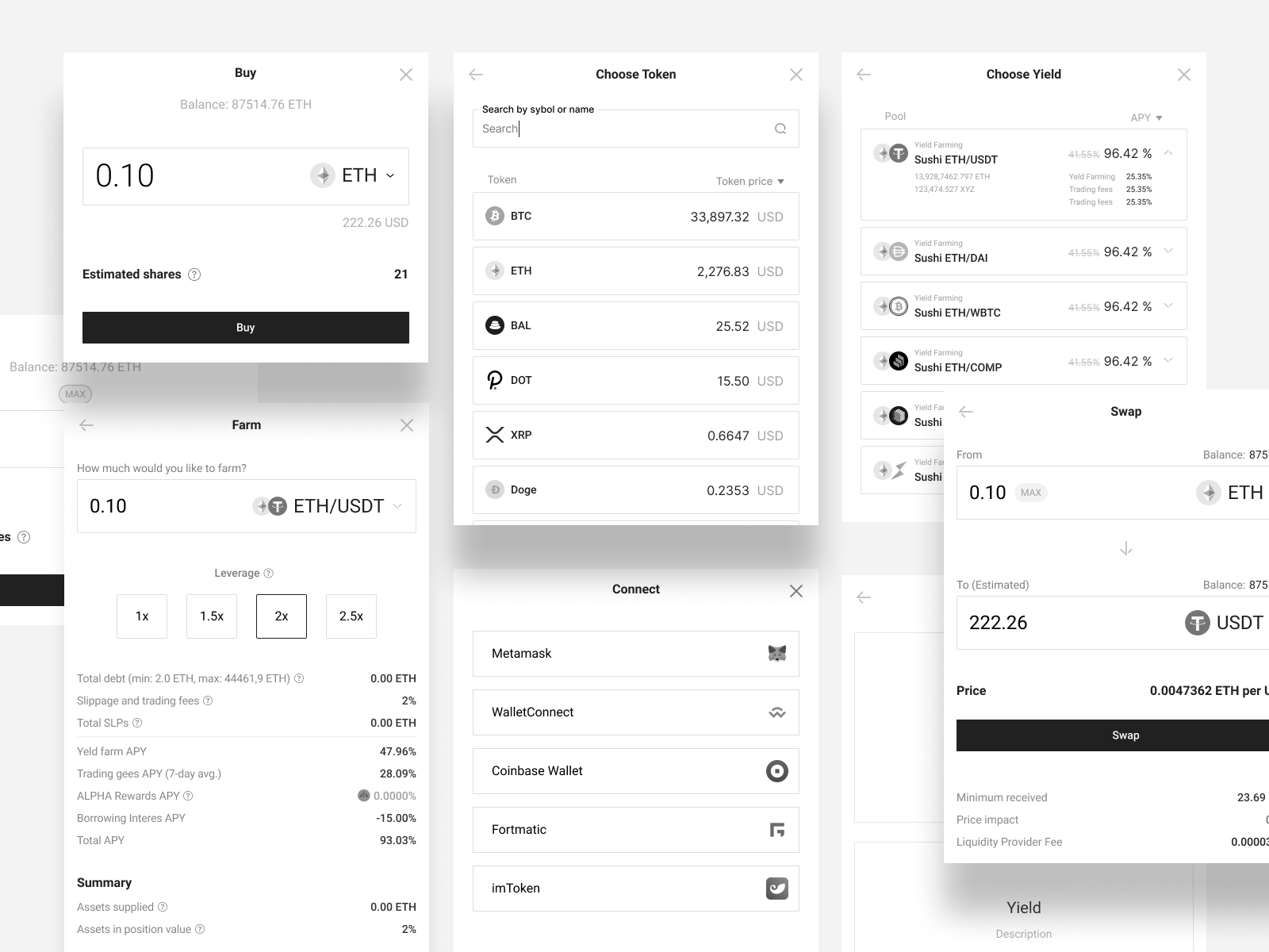 High-fidelity wireframes by Joanna Daniluk for Archblock Poland on Dribbble