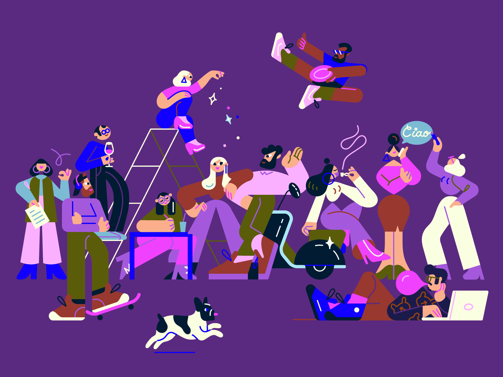 ILLO team 🛵 by Anya Derevyanko on Dribbble