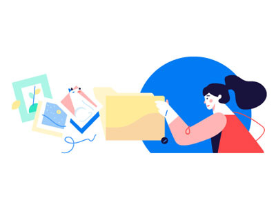 Dribbble - girl_with-folder.jpg by Anya Derevyanko
